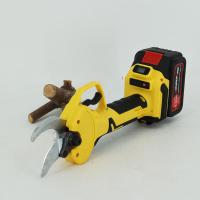 China 2-Battery Electric Cordless Pruning Shears 40mm Secateur Branch Cutter Tool for sale