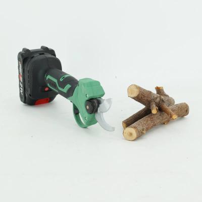 China 25mm Professional Electric Pruner Vineyard Sk5 Blade Pruner Cordless Ratchet Pruning Shears for sale