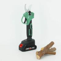 China Professional Cordless Electric Pruner Scissors Garden Tree 21V Electric Pruning Shears for sale