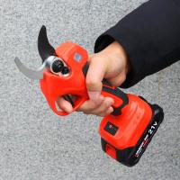 China Electric Pruning Shears Cordless Pruner With 21V Rechargeable Lithium Battery Powered Pruner for sale