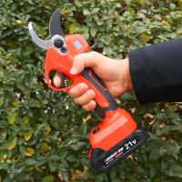 China Electric Pruner Power Shears Battery 35mm Scissors Pneumatic Orchard Rechargeable Goat Hoof Trimmer Cutter for sale