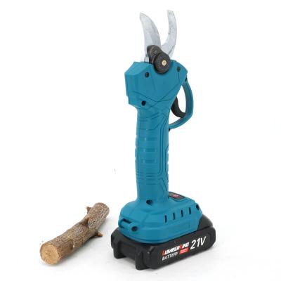 China Electric Gardening Tool Rechargeable Pruner Scissors Pruner Shears Cutter Cordless Tree Branch for sale