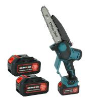 China Cordless Chainsaw 8 Inch With Oiler Electric Brushless Motor Handheld Chain Saw For Trees Branches for sale