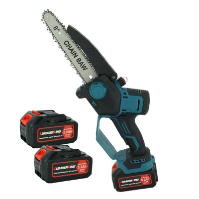 China Factory Supply 8 Inch Electric Saw Battery Lithium Chain Saw Portable Cordless Mini Electric Chainsaw for sale