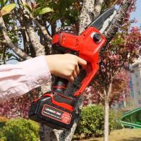 China High Power Handheld Chainsaw 6 Inch Mini Electric Battery Lithium Chain Saw Portable Cordless Electric Chainsaw for sale