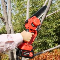 China 8inch Handheld Portable Electric Chainsaw Brushless Cordless Mini Chainsaw Electric Cordless Chain Saws for sale