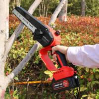 China Home Garden Tool Portable Easy Operated Electric Battery Lithium Chainsaw Mini Power for sale