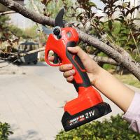 China High Quality Branch Cutting Machine 21V Cordless Pruning Shears Lithium Battery Scissors for sale