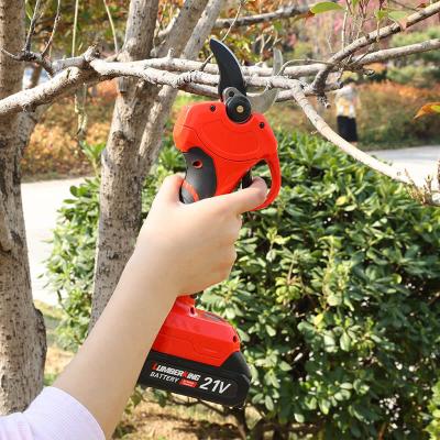 China Portable Cordless Progressive Battery Powered Garden Scissors Electric Brushless Fruit for sale