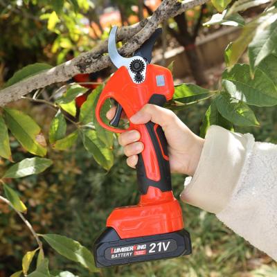 China Electric Pruning Shears 35mm 1.4'' Cutting Diameter Professional Cordless Electric Pruner For Tree Trimming Branch Cutter for sale
