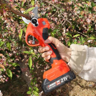 China Professional Cordless Battery Powered Electric Garden Tree Pruning Shears Scissors With SK5 Blade for sale