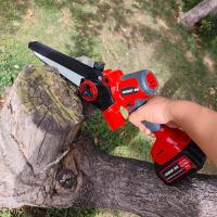 China Mini Cordless Chainsaw Electric Chainsaw Small Handheld Chainsaw For Wood Cutting for sale