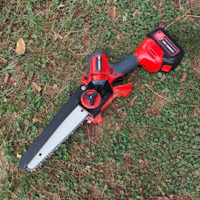 China 8 Inch Garden Tool Cordless ChainSaw Wood Cutting Machine Lithium Battery Power Chain Saws for sale