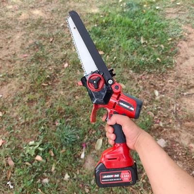 China Hot Sale OEM 8 Inch Battery Lithium Chainsaw Portable Cordless Mini Electric Chainsaw for sale