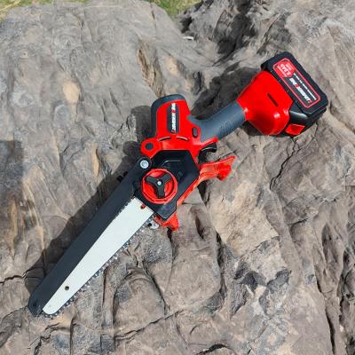 China Rechargeable 8-Inch Lithium Electric Chainsaw Home Use for sale