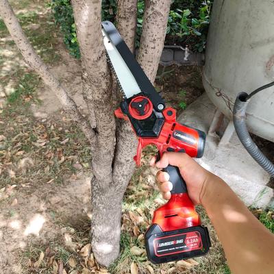 China Handheld Rechargeable Electric Chain Saw for Wood Pruning DIY Grade Lithium Chainsaw for Household for sale