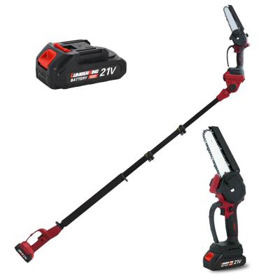 China Outdoor Wood Cutting Tool 6'' Cordless Chainsaw Battery Mini Electric Chain Saw for sale