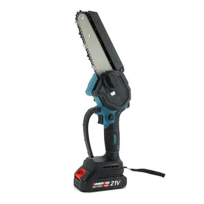 China Electric Chainsaw Cordless 6 Inch Fast Powerful Cutting Electric Handheld Chain Saw for sale