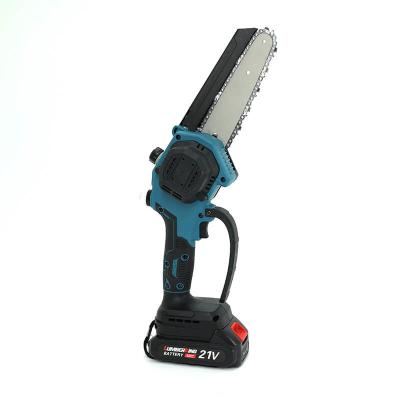 China 6 Inch Cordless Portable Electric Lithium Battery For Wood Chain One-hand Non-slip Handle Mini Chainsaw for sale
