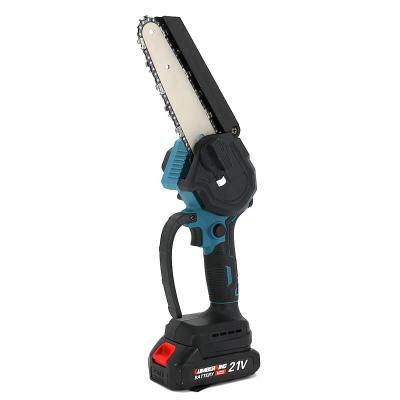 China 6-Inch Brushless Handheld Chain Saw Li-Ion Cordless Electric Chainsaw With 21V Battery Power for sale