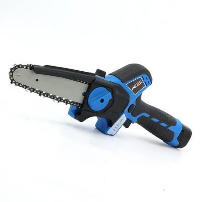 China 6inch Portable Power Tool 21V Wireless One-hand Wood Working Rechargeable Saw Chain With 2 Battery Cordless for sale