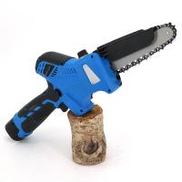 China Battery Powered 6 Inch Mini Chainsaw Cordless Electric Wood Cutter with Brushless Motor for sale