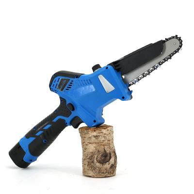 China Cordless Brushless Chainsaw 6 Inch Lithium Battery Operated Electric Tree Cutting Machine for sale