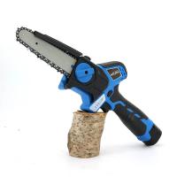 China Mini Battery-Powered Chainsaw 6 Inch Cordless Brushless Wood Cutter with Oil Pump System for sale