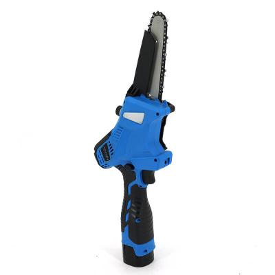 China Rechargeable Cordless Brushless Mini Chainsaw 6 Inch Battery Operated for Garden Pruning for sale