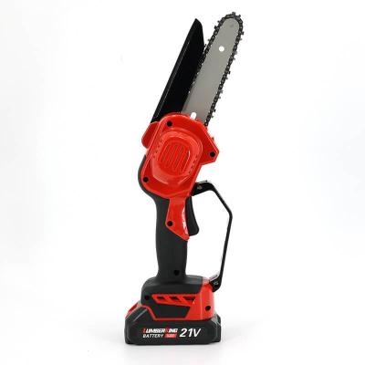 China Small Cordless Chainsaw 6 Inch Mini Rechargeable Brushless Motor Handheld Electric Saw for sale