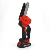 China Rechargeable Mini Chainsaw 6 Inch Cordless Brushless Motor Electric Portable Chain Saw for sale