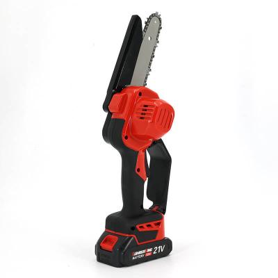China Rechargeable Mini Chainsaw 6 Inch Cordless Brushless Motor Electric Portable Chain Saw for sale