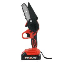 China Mini Chainsaw Cordless 4 Inch Portable and Easy to Prune Cutting Chainsaw Electric Handheld Small Saw for sale
