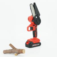 China Handheld Cordless Chainsaw Garden Tools, Small Chainsaw Lithium Battery Portable Woodworking for sale