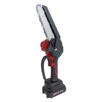China Mini 6-Inch Wireless Electric Cordless Chainsaw 6-Inch Industrial Grade Blade Power Battery Saw for sale