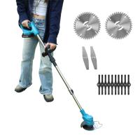 China Portable Grass Trimmer Electric Brush Cutter Battery Powered Lightweight Garden Machine for sale