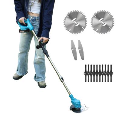 China Portable Grass Trimmer Electric Brush Cutter Battery Powered Lightweight Garden Machine for sale