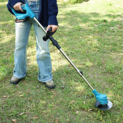 China Portable Grass Cutter Electric Brush Cutter Battery Operated Lightweight Weed Cutter for sale