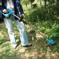 China Portable Electric Grass Cutter Cordless Brush Cutter Battery Powered Lightweight Tool for sale