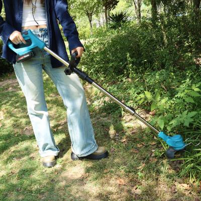 China Portable Electric Grass Cutter Cordless Brush Cutter Battery Powered Lightweight Tool for sale