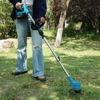 China Portable Cordless Grass Trimmer Electric Brush Cutter Battery Operated Lawn Cutting Machine for sale