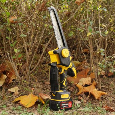 China 6-inch Portable Electric Lithium Chain Saw With Small Chainsaw Chain and Battery Telescopic Rod Set for sale