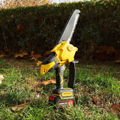 China Ergonomic 6 Inch Cordless Chainsaw With Anti Slip Grip and Led Display for Easy Operation for sale