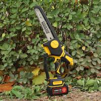 China 21V Electric Mini Cordless Chain Saw DIY Garden Chainsaw for Wood Cutting for sale