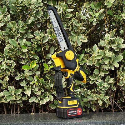 China 6 Inch Brushless Mini Portable Lithium Electric Chain Saw Rechargeable Cordless Handheld Chainsaw for sale