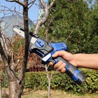 China 6 Inch Efficient Battery Chainsaw With Pump Oil Lightweight Cordless Electric Chainsaw For Cutting Wood for sale