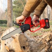 China 8 Inch Battery Chain Saw with Auto Oil System and 550W Power for Efficient Cutting for sale