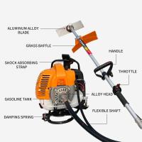 China 42.7CC Backpack Type Gasoline Grass Cutter Heavy Duty Weed Wacker for sale