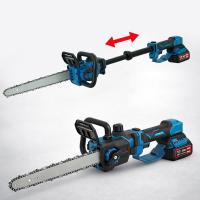 China 12 Inch 550W 21V Electric Pole Chainsaw Cordless Telescopic Chainsaw for Tree Trimming for sale