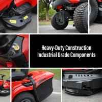 China Commercial Riding Lawn Mower with 586cc V-Twin Engine 102cm Cutting Width and 245L Grass Collection for sale